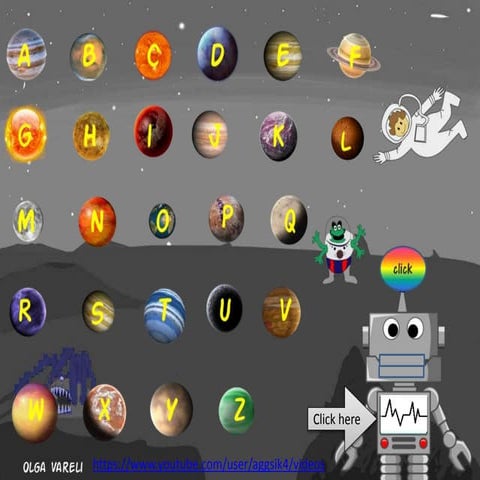The English alphabet game for elementary students | PPSX