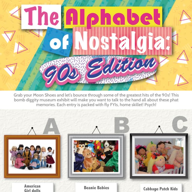 The Alphabet of Nostalgia: 90s Edition | PDF | Children\'s Games and ...