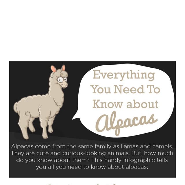 Alpaca facts | PDF