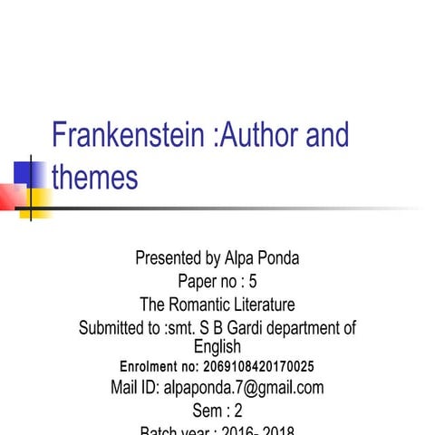 Frankenstein | PPT