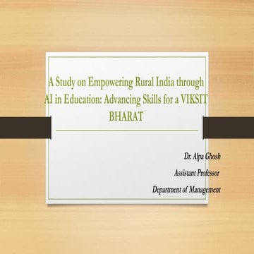 empowering rural india through AI IN INDIA .pptx