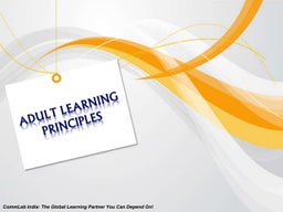 Principles of Adult Learning | PPT