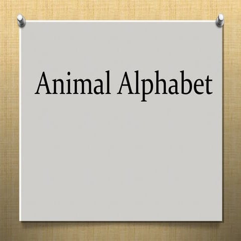 Animal Alphabet | PPT | Reptiles | Pets