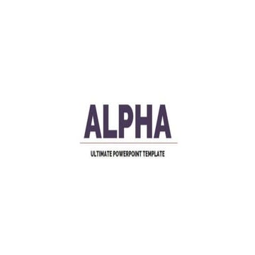 Alpha PowerPoint Presentation | PPSX