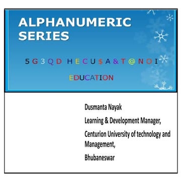 Alpha-Numeric Series.pptx