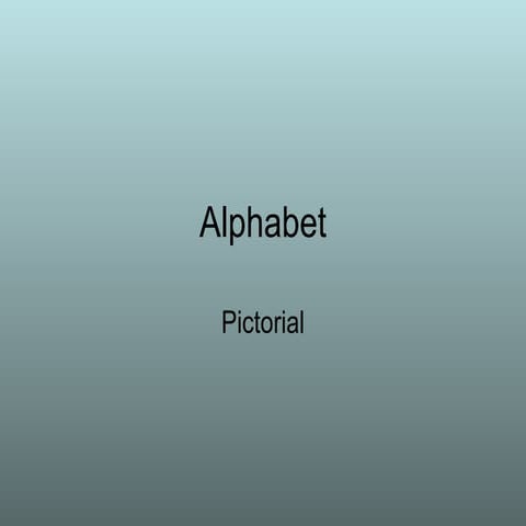 Alphabet | PPT