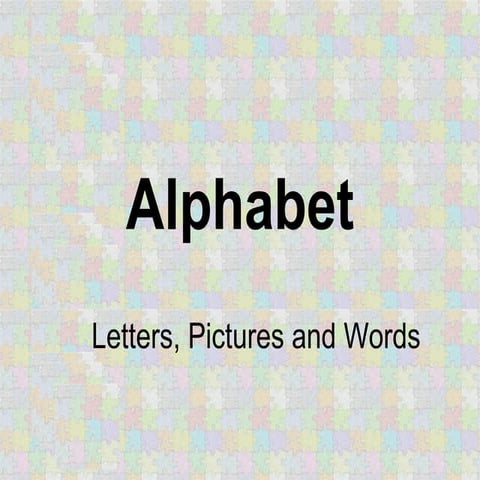 Alphabet | PPT