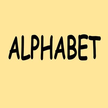Alphabet | PPTX
