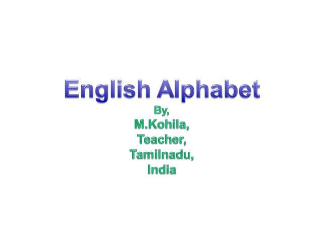 Alphabet Jive | PDF