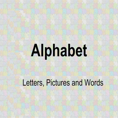 Alphabet | PPT