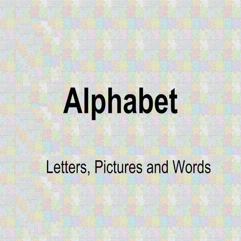 Alphabet(3) | PPT