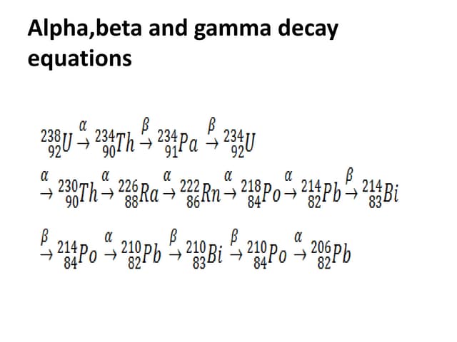 Radioactive decay | PPT