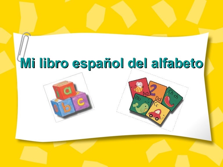 Mi libro español del alfabeto