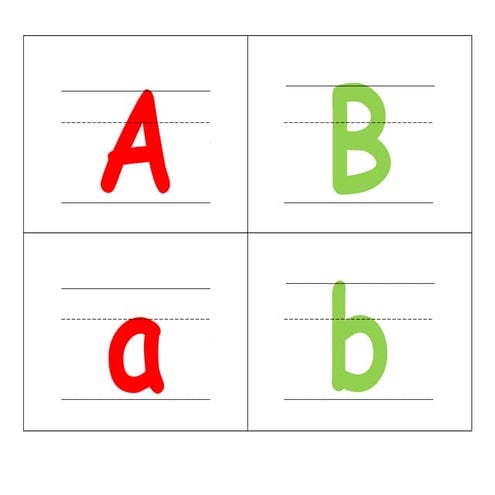 Alphabet cards 2 | DOCX