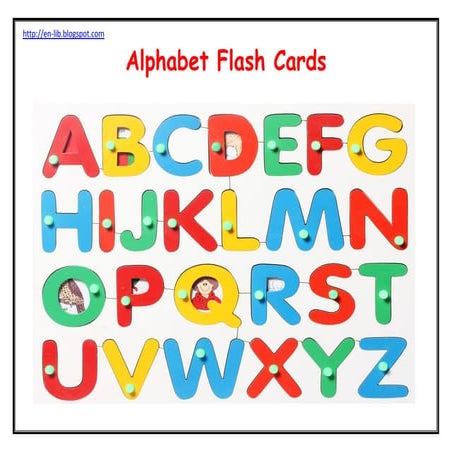 Alphabet flash cards | PDF