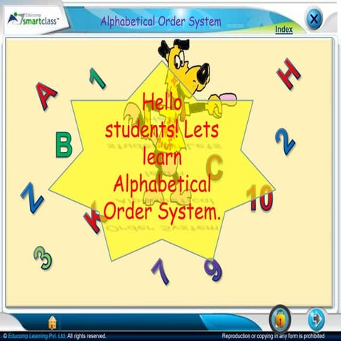 Alphabetical order concept | PPT