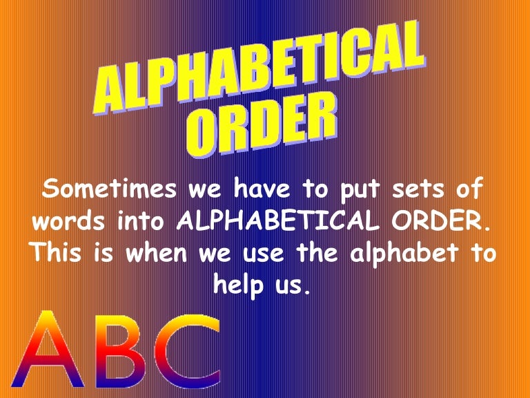 alphabetical-order
