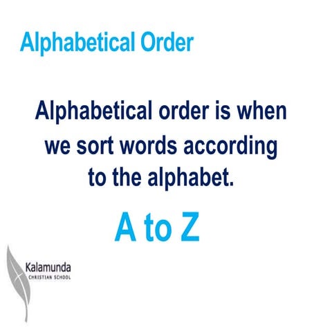 Alphabetical order 1 ppt tg 2012 | PPT