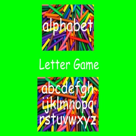 Alphabet Letter Game | PPT