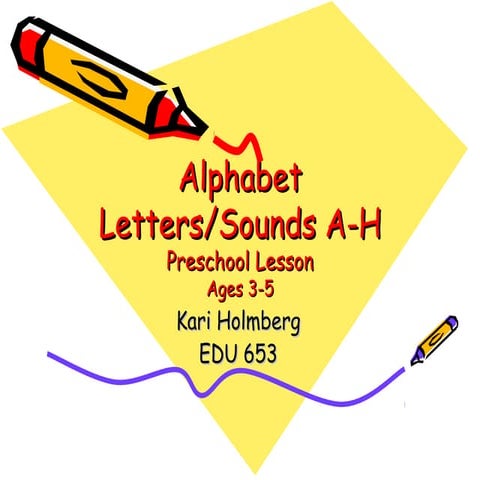 Alphabet Letters/Sounds A-H | PPT
