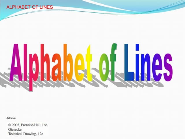 Alphabet Of Lines | PPTX