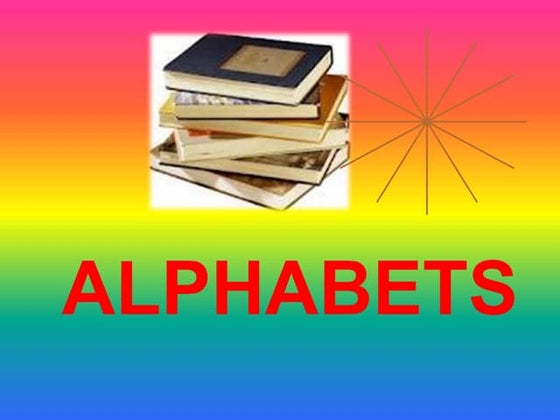 The ENGLISH ALPHABET for children | PPT