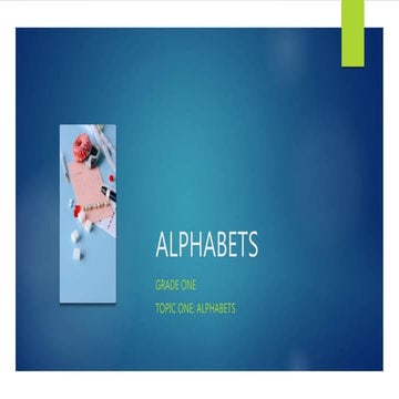 Alphabets | PPTX