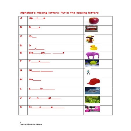 Alphabets missing-letters | DOCX
