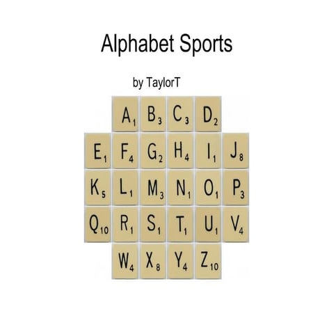 Alphabet sports 3080 | PPT