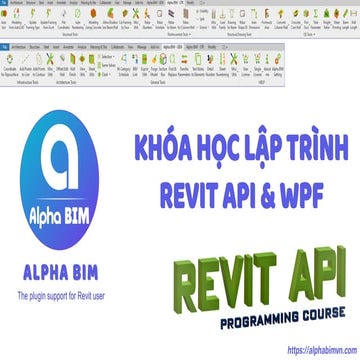Revit Api And Wpf Training Basic 12 Lesson Alpha Bim Ppt