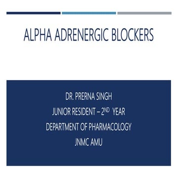 Alpha blocker | PPTX | Endocrine and Metabolic Diseases | Diseases and ...