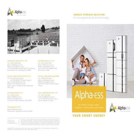 Alpha ess brochure_global_2020 | PDF