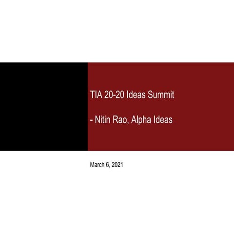 TIA Presentation | PPT