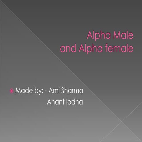 Alpha Leadership | PPTX