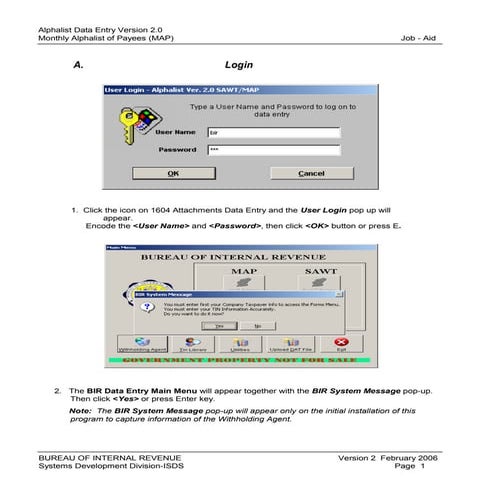 Alphalist map sawt_de_jobaid_ver2 | PPT