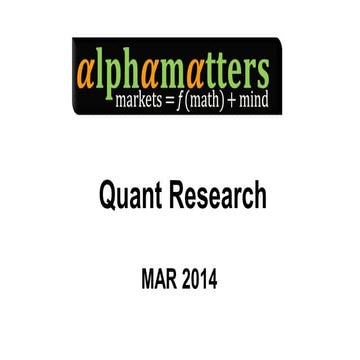Alpha matters mar2014 | PPT