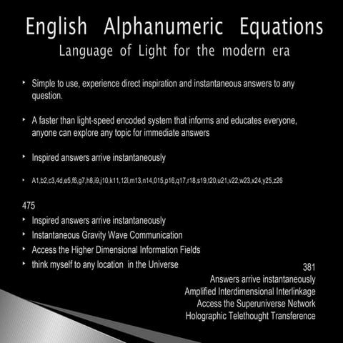 English Alphabet: Modern Language of Light | PDF