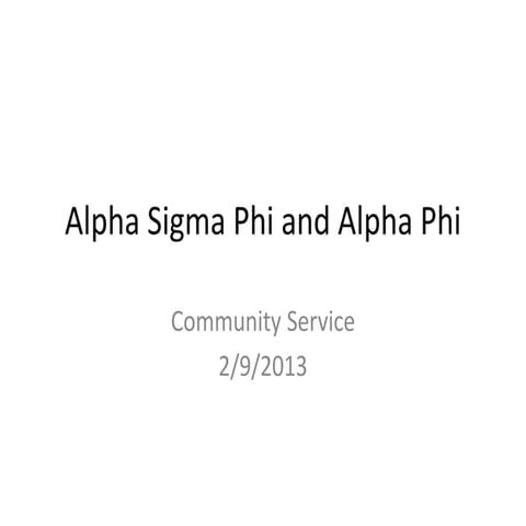 Alpha sig powerpoint photo | PPTX