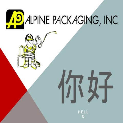 Alpine Packaging Presentation - Symposium on Multinational Business ...