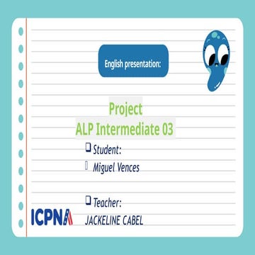 ALP PRESENTATION I03 ingles americano usa | PPT