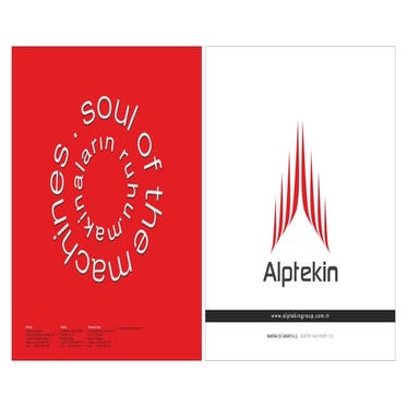 ALPTEKIN GROUP CATALOG | PDF