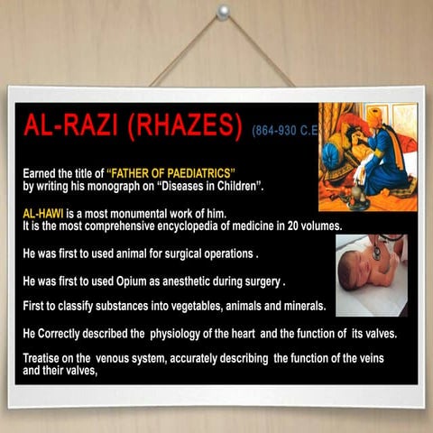 AL-RAZI (RHAZES) | PPT