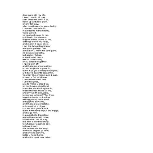 Eminem lose yourself gaetan | PPTX