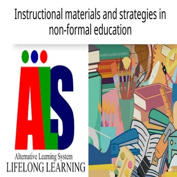 ALS-Instructional materials and strategies in non-formal education.pptx