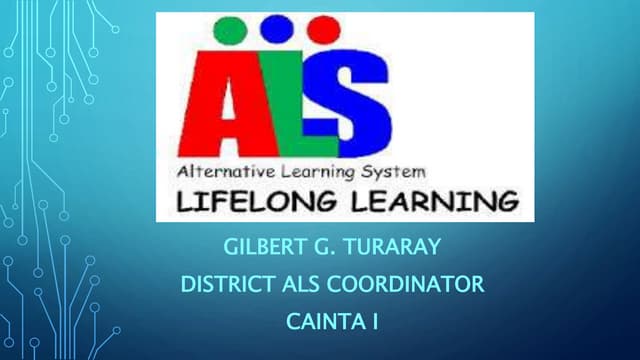 alternative learning system (als) | PPTX