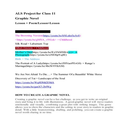 Als project class 11 | DOCX
