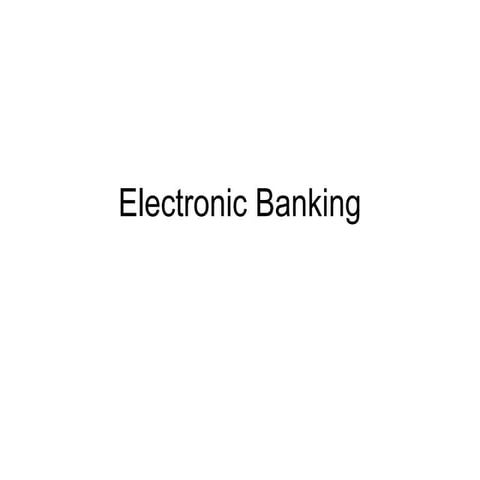 Ebanking | PPTX