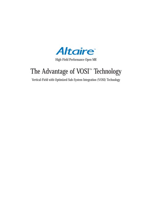 Case study musculoskeletal techniques and studies with the altaire high ...
