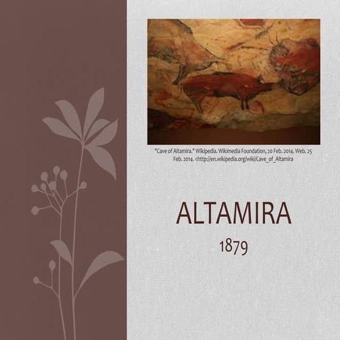 Las cuevas de altamira | PPTX