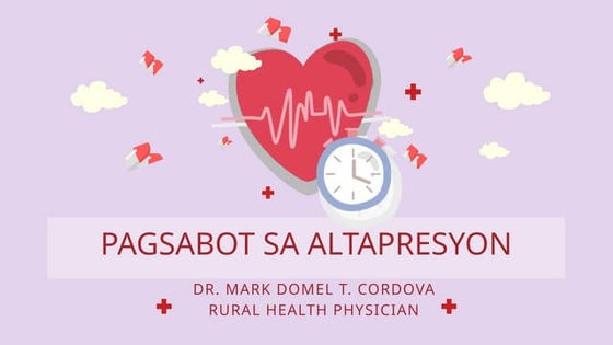 ALTAPRESYon management adults guidelines tagalog | PPTX